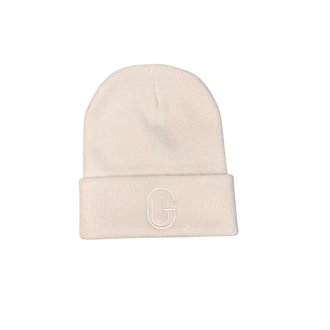 GU White Stocking Hat – GloryUnchained